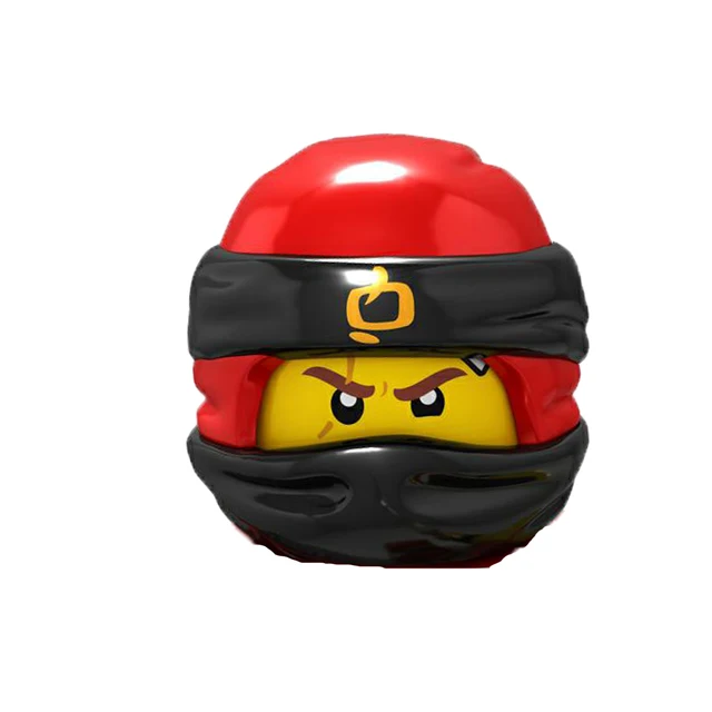 Kai Red Ninja Costume Face