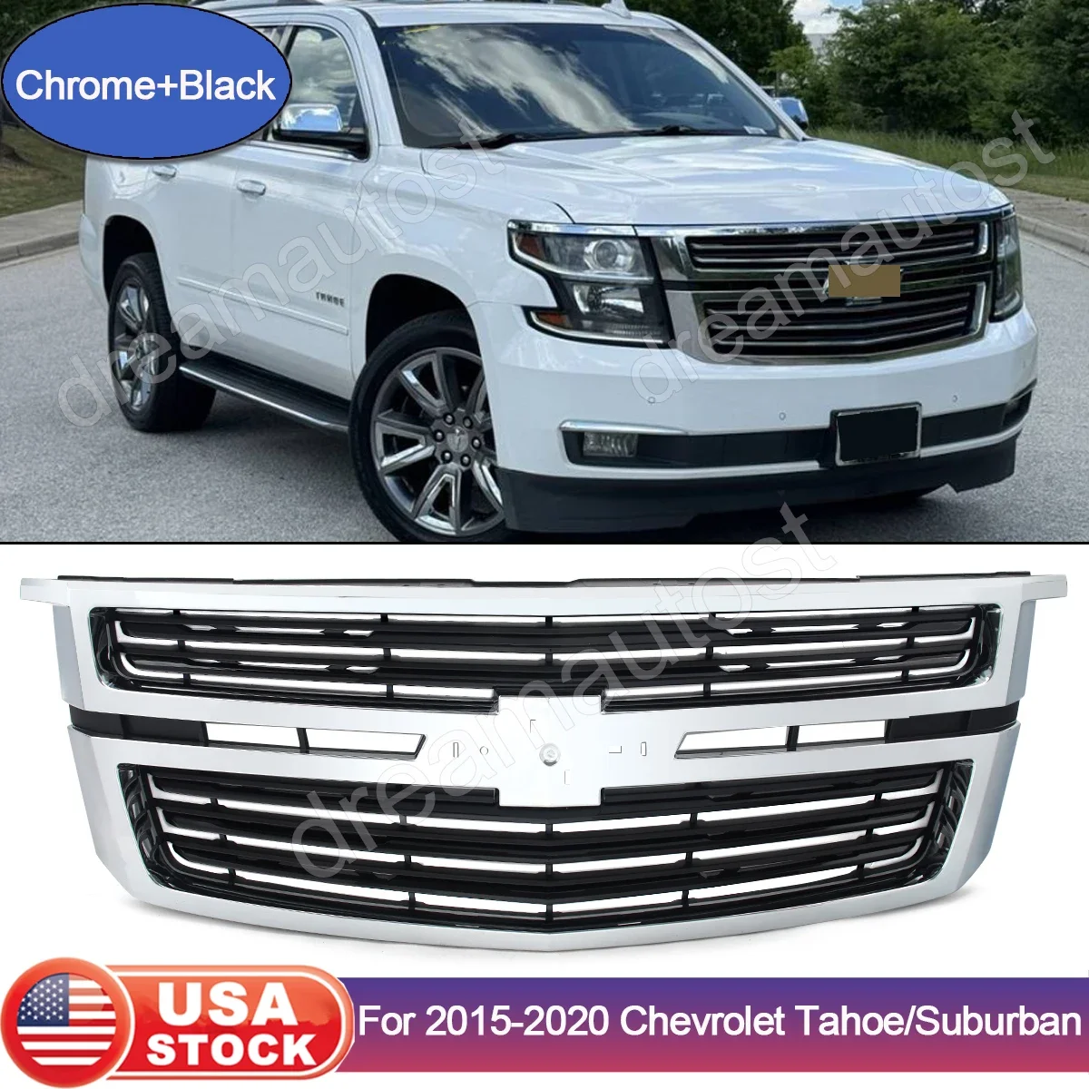 Хромированная передняя решетка, модифицированная решетка, аксессуары ...