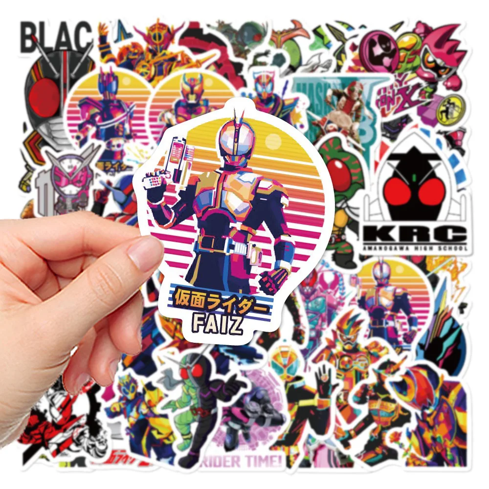 10/30/50pcs Kamen Rider Anime Stickers for Kids Waterproof Kid Decal ...