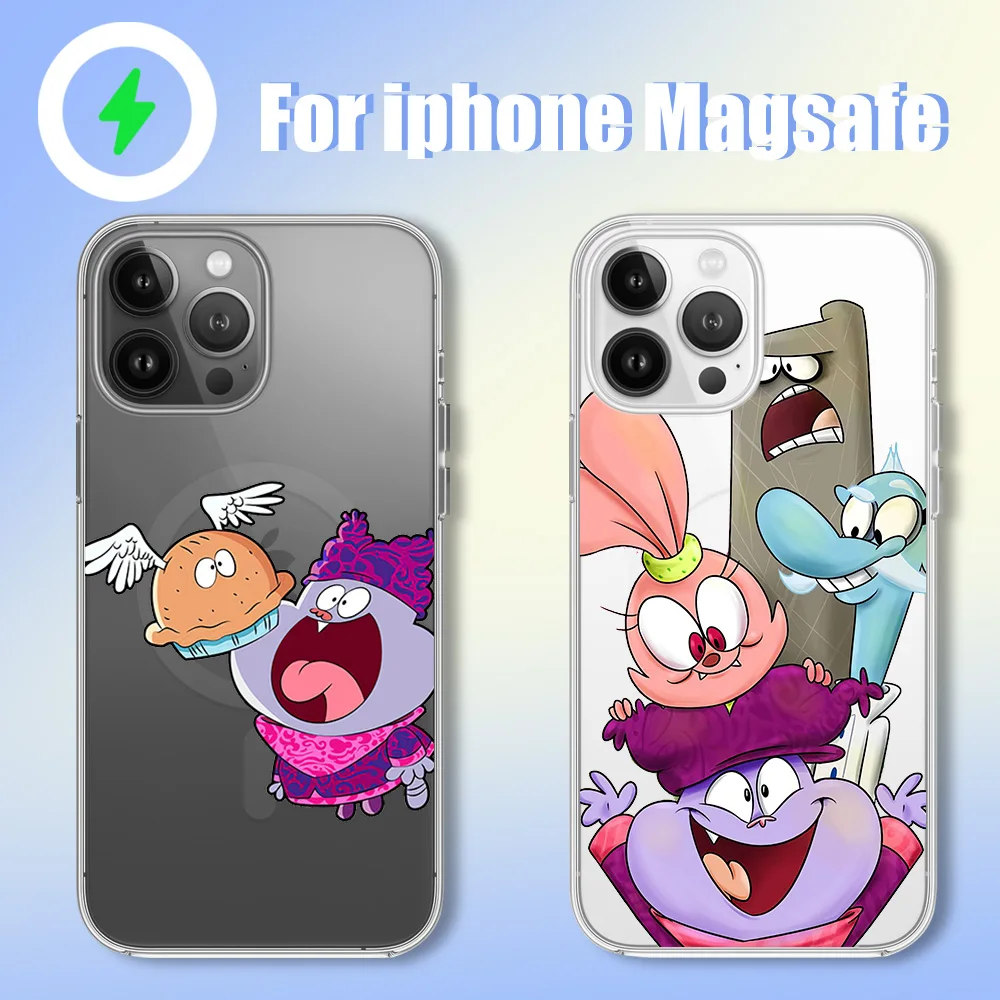 Cartoon Chowder Phone Case for iPhone 12 11 13 14 15 16 Max Pro Plus ...
