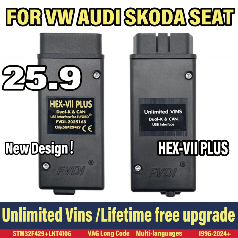 FLY-V2 PLUS Автоматическое сканирование com Диагностические инструменты VAG Кодирование COM HEX ...