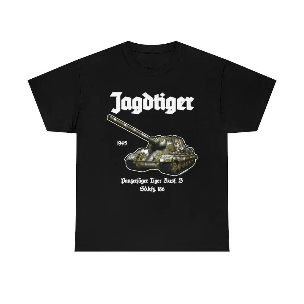 Jagdtiger Version 2 WWII Tank T-Shirt German Panzer Army Military Tee ...