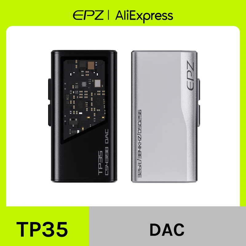 Портативный аудиоусилитель EPZ TP35 Dongle Type C USB DAC Аудио HiFi ...