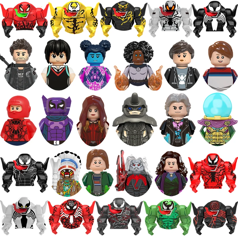 Marvel Venom Bricks For Toys Gifts Knull New Mysterio Mini Action ...