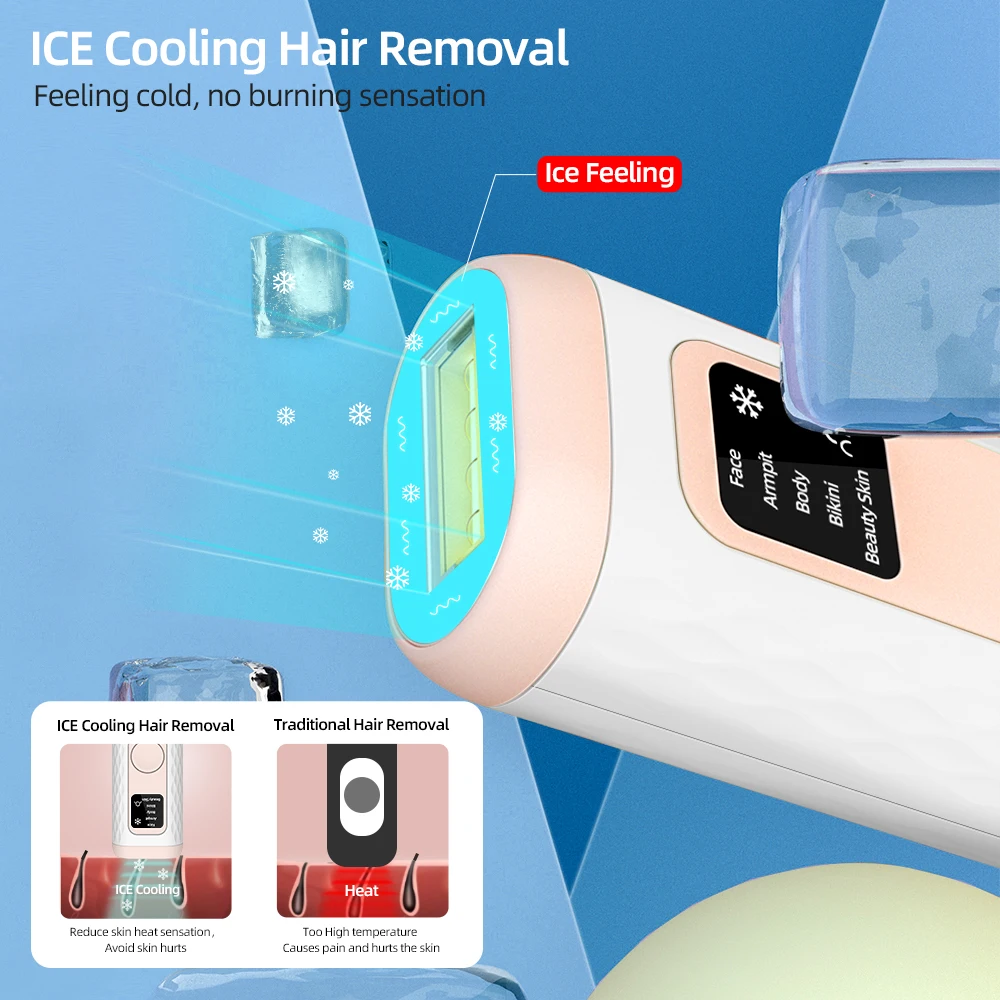 Xiaomi Youpin Laser Epilator Freezing Piont Hair Removal Device IPL ...