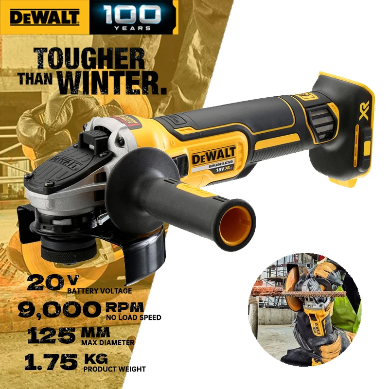 Угловая шлифовальная машина Dewalt Dcg405 20 в профессиональный