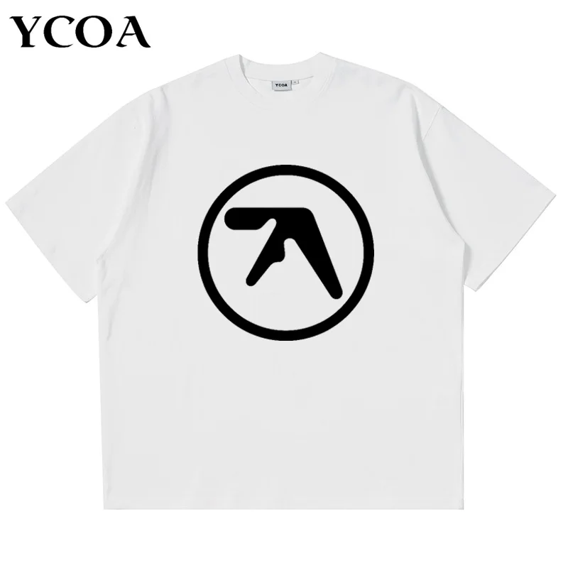 Мужская футболка YCOA оверсайз из хлопка | AliExpress