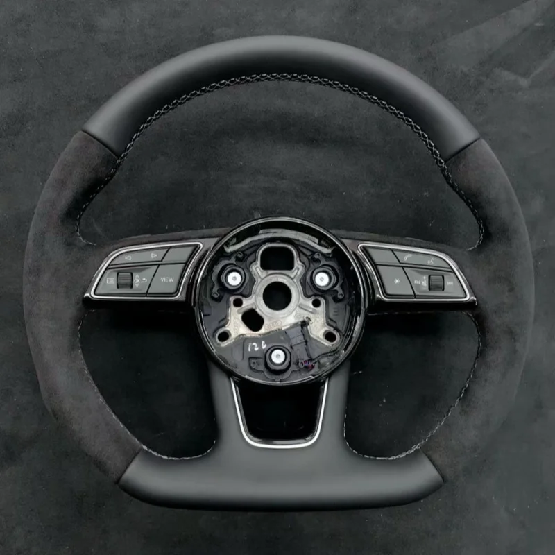 Оригинальный замшевый чехол на руль автомобиля для Audi A1 8X A3 8V S3 A4 B9 S4 A5 Q2 2016-2022 ...