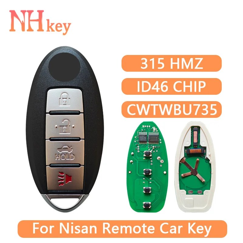NH KEY ID46 Чип 315 МГц CWTWB1U735 Okey Дистанционный ключ от ...
