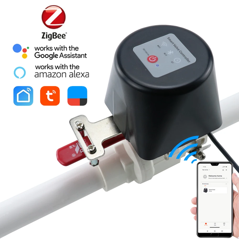 Умный газовый клапан Tuya Zigbee | AliExpress
