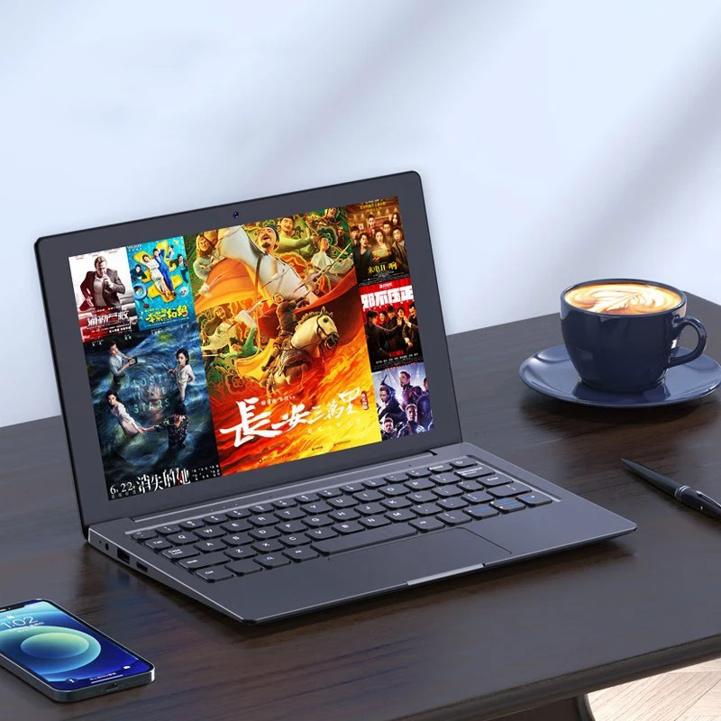 Ультратонкий портативный мини-ноутбук 10,1 дюйма, Компактный Карманный ...