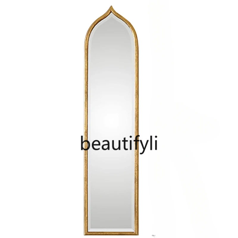 Бытовое маленькое зеркало в полный рост на стене Ультраузкое домашнее ...