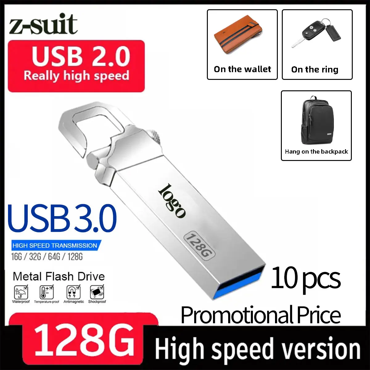 ZSUIT HUKO USB флешка 128 ГБ | AliExpress