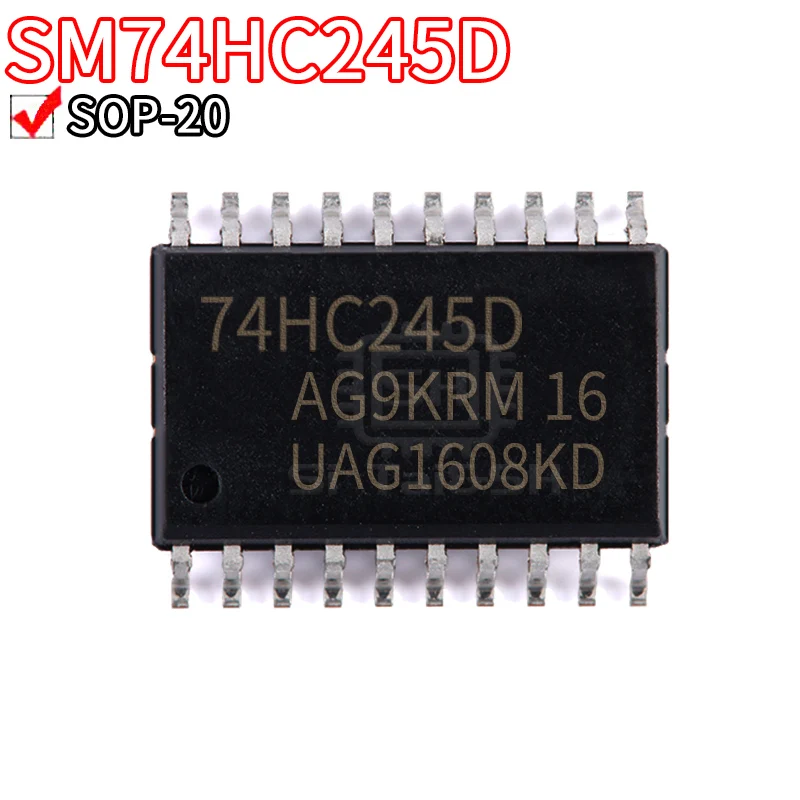 ICN74HC245 SM74HC245D 74HC245 74HC245D широкофюзеляжный патч SOP20 | AliExpress