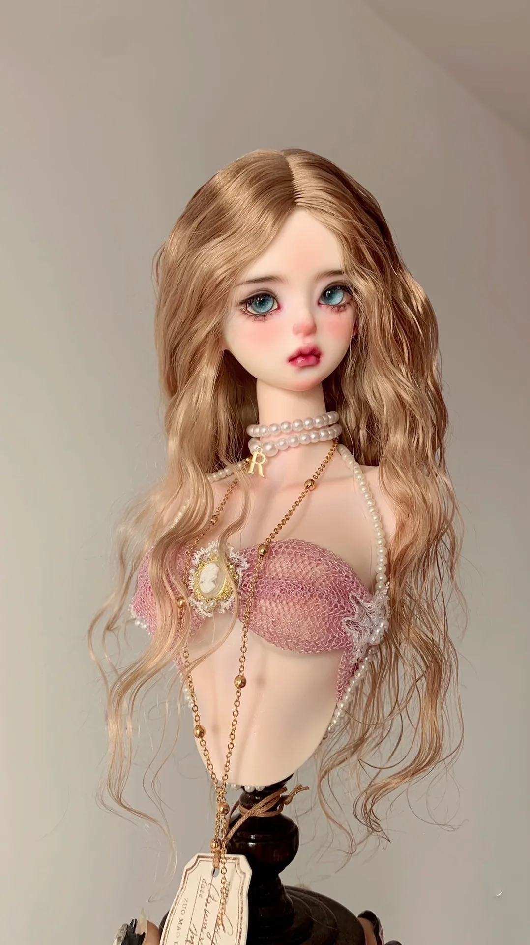 Длинный парик 1/6 1/4 BJD кукольные волосы, SD MSD MDD Blythe мохеровый парик Бесплатная ...