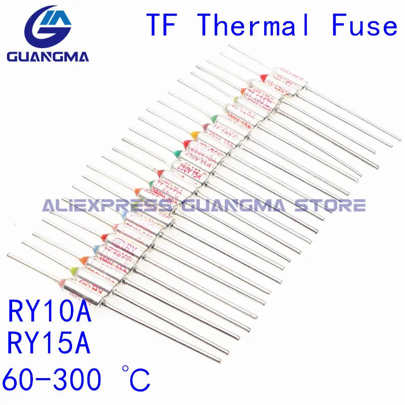 Термопредохранитель RY 10A 15A 250V | AliExpress