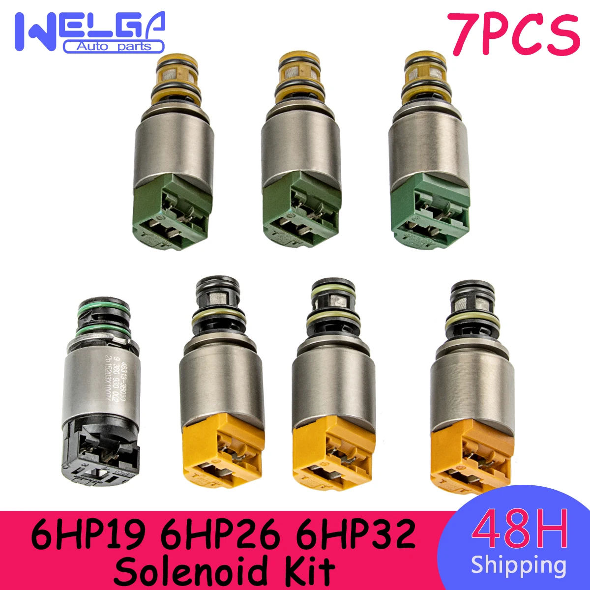 7 шт./компл. 6HP19 6HP26 6HP32 комплект соленоидов коробки передач ...