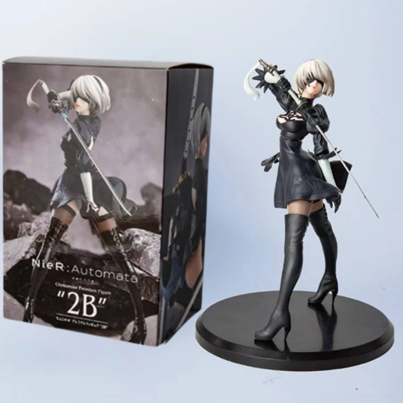 Фигурка игры Nier Automata 2B Yorha Figuras Nierautomata, фигурка манги ...