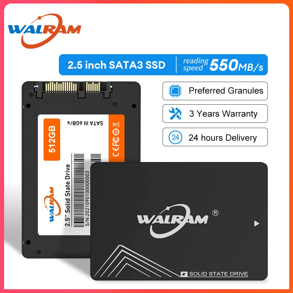 WALRAM SSD 2 ТБ, 120 ГБ, 240 ГБ, 4 ТБ, 128 ГБ, 512 ГБ, 256 ГБ, 480 ГБ ...