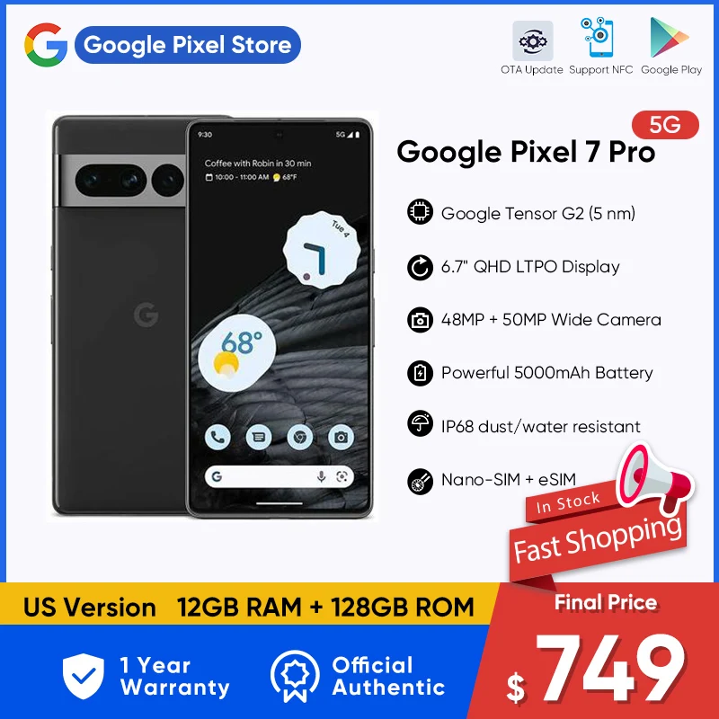 Google Pixel 7 Pro - Full phone specifications