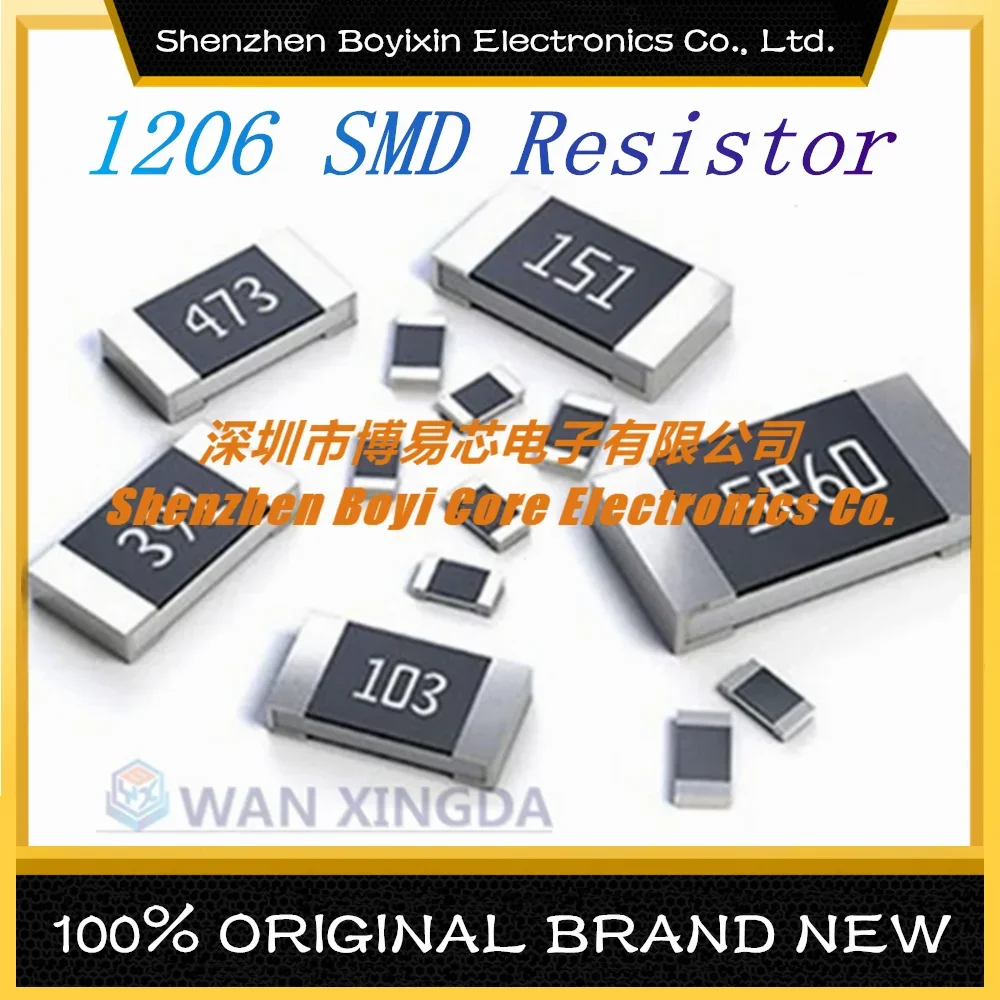 100 шт. SMD 1206 1% Высокая точность 1R 2R 3R 4R 5.6R 10R 20R 30R 40R ...