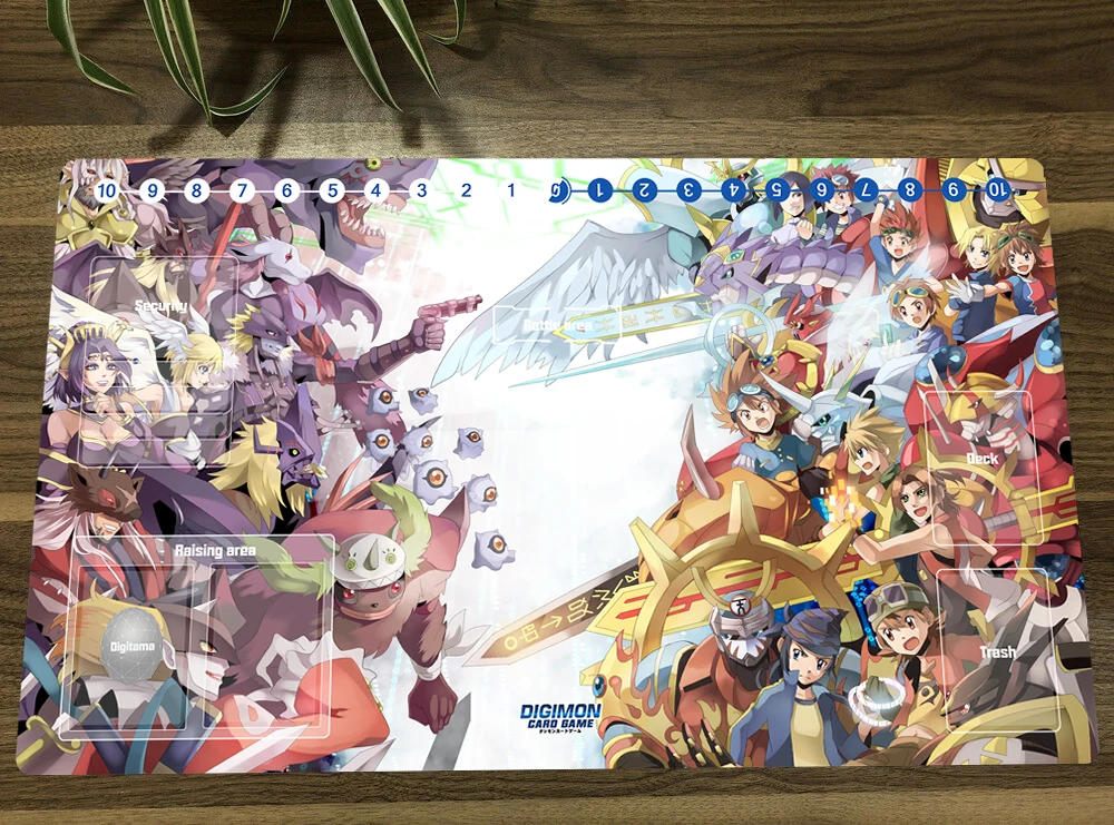 Digimon Duel Playmat Angewomon Trading Card Game Mat DTCG CCG Mat Mouse ...