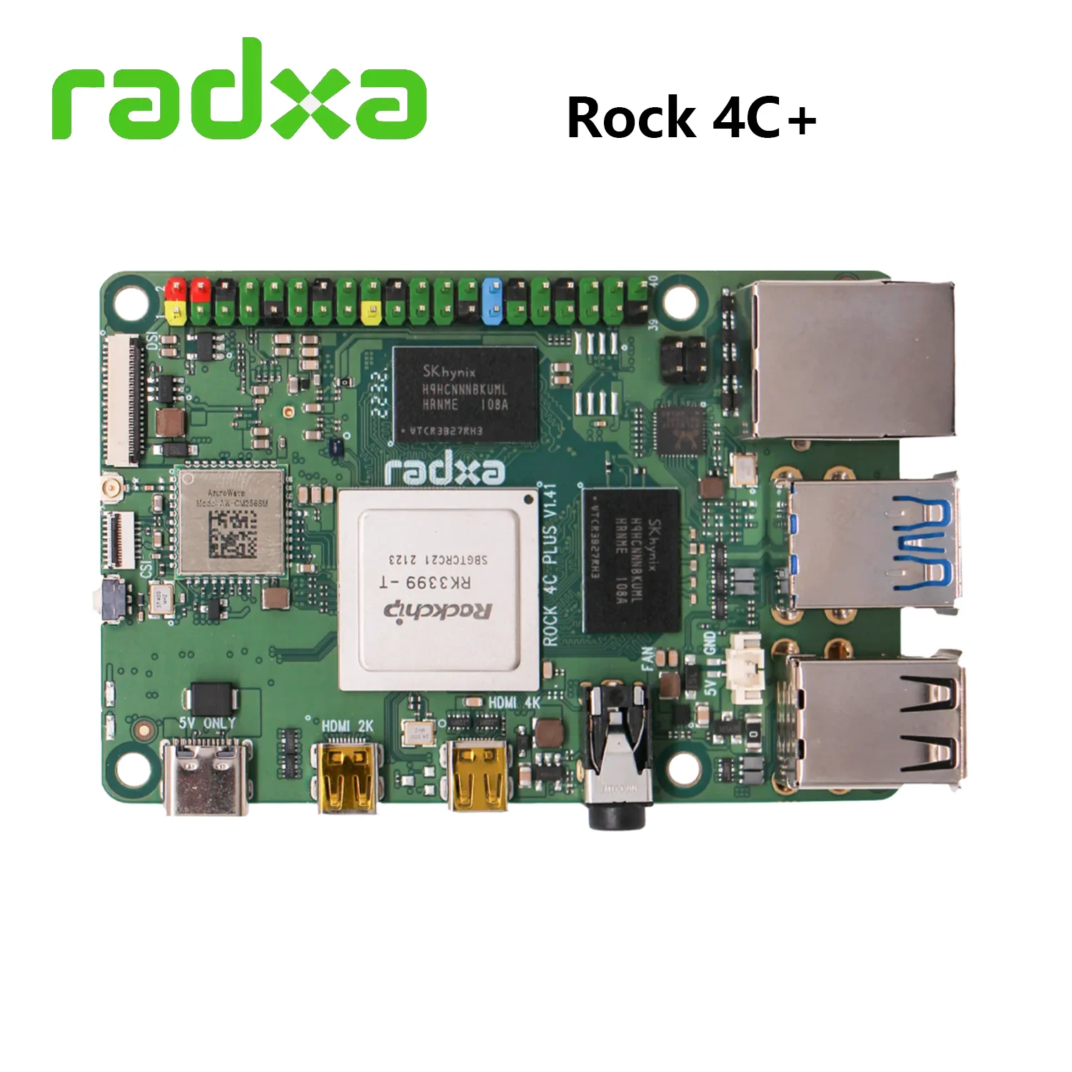 RADXA ROCK PI 4C Plus развивающая плата | AliExpress