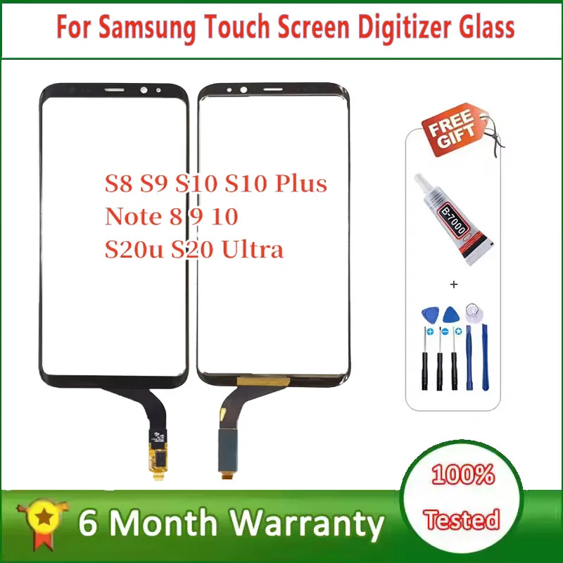 Для Samsung Galaxy S8 S9 S10 S10 Plus Note 8 9 10 S20u S20 Ультра сенсорный экран с цифровой ...
