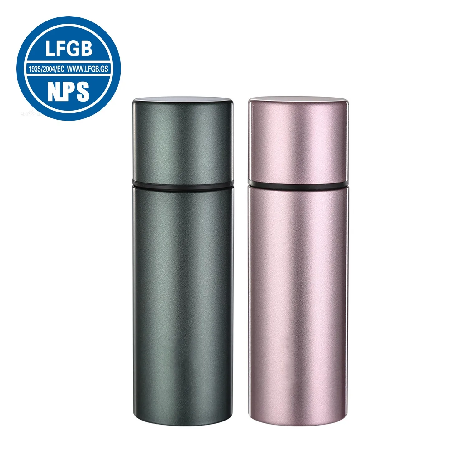 LFGB Certificated 316 Stainless Steel 140ml Mini Thermos 99.9% Anti-bacterial Pocket Water ...