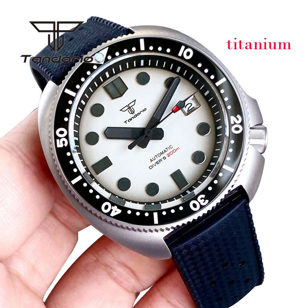 Титановые часы для дайвинга мужские, 44 мм, 20 бар | AliExpress