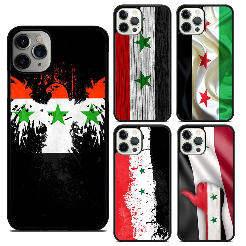 Syria Syrian Flag Mobile Celular Phone Cases for iPhone 16 15 14 12 13 mini PLUS X XS XR 11 PRO ...