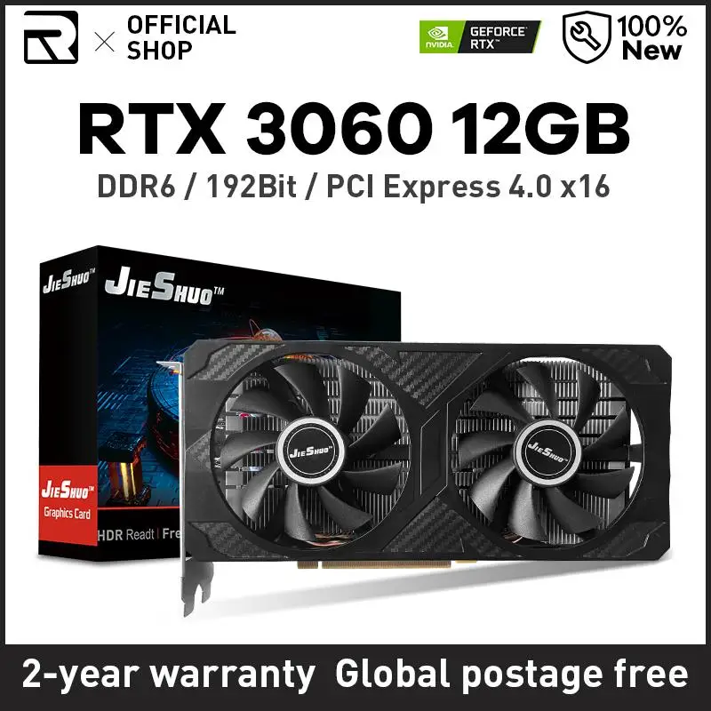 2025 Новые видеокарты RTX3060 12G Gaming GDDR6 Rtx 3060 12 ГБ ...