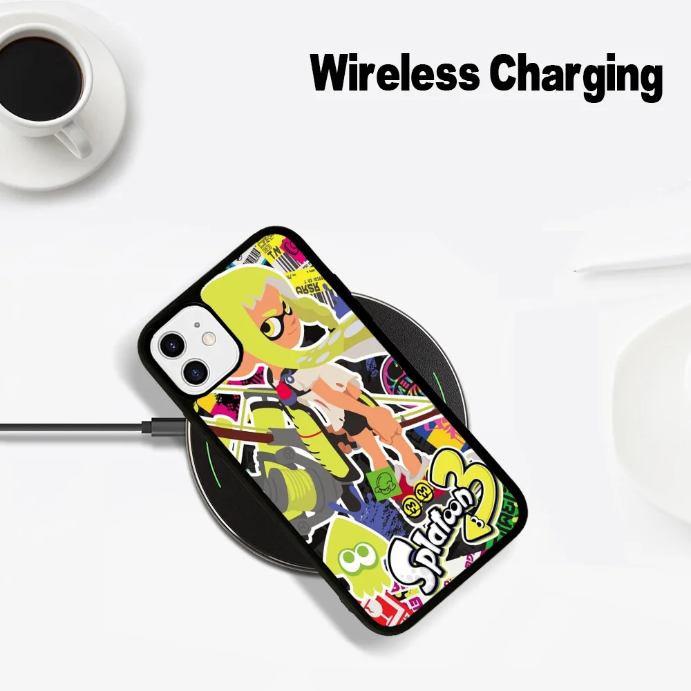 S-Splatoon Game Phone Case Magesafe Magnetic Wireless Charge Case For ...