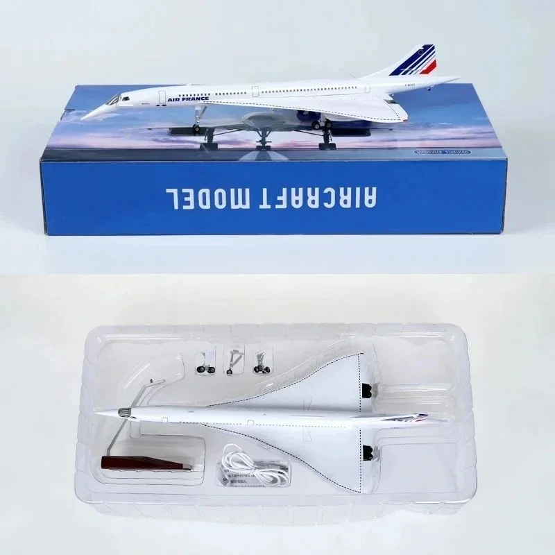 50 см масштаб 1:125 самолет Concorde Air France британский авиакомпания ...