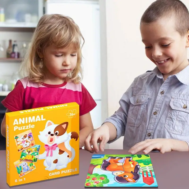 Kid Puzzle Kindergarten Enlightenment English Bilingual Small Puzzle ...
