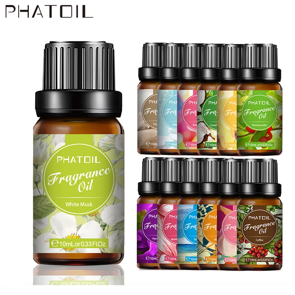 PHATOIL Эфирное масло 10 мл Белый мускус, Морской бриз, Лимон, Магнолия | AliExpress