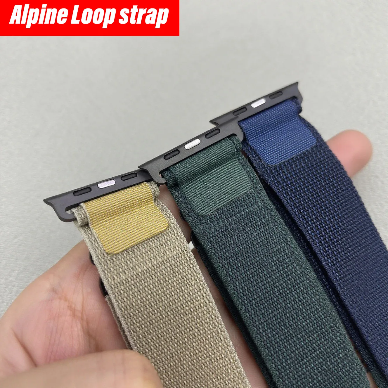Ремешок Alpine Loop для Apple Watch из нейлона | AliExpress