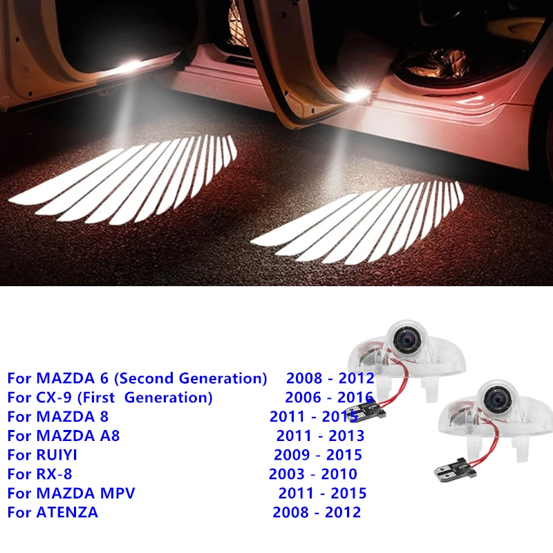 Автомобильная светодиодная лампа приветствия двери, проектор Ghost ...