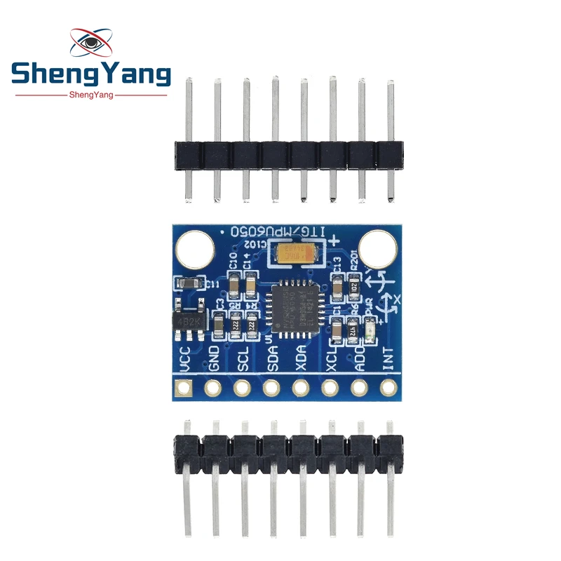 TZT 1 комплект IIC I2C MPU6050 MPU-6050 с контактами 3-5 В постоянного тока | AliExpress