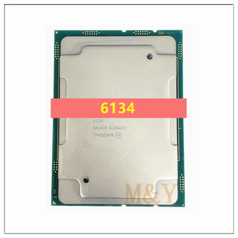 Xeon Gold 6134 8 ядер 16 потоков 3,2 ГГц 3,2/3,7 ГГц 165 Вт LGA3647 ...