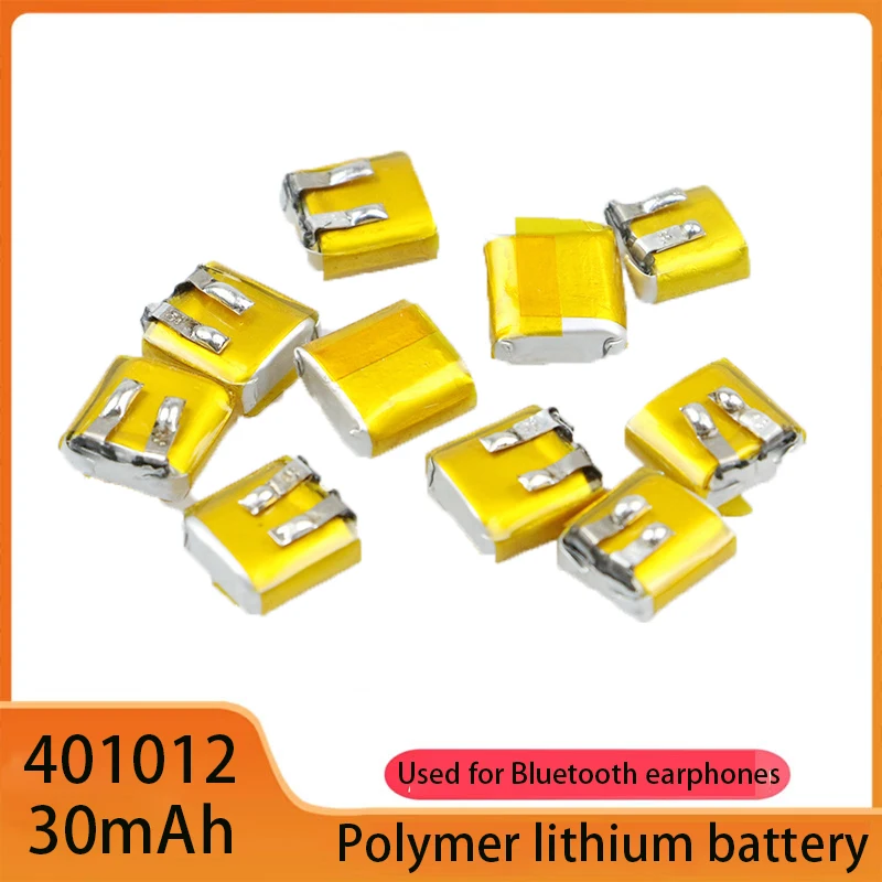Литиевая перезаряжаемая батарея 3.7В 30mAh 401012 | AliExpress