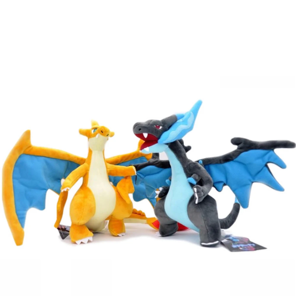 Pokemon Charizard Plush Toys Cute Pokémon Pikachu Mega Evolution X & Y ...