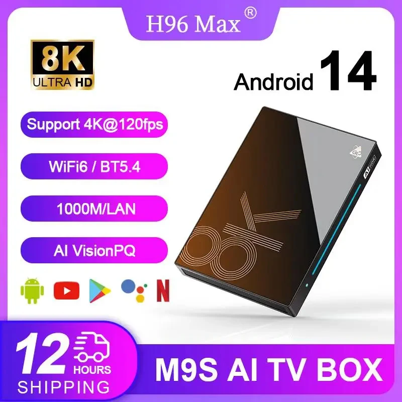 H96 MAX M9S Android 14 ТВ-приставка 8ГБ 128ГБ | AliExpress