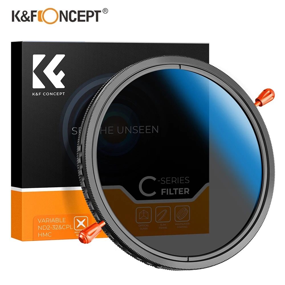 K&F CONCEPT KF01.2603 Фильтр ND & CPL 37-82 мм | AliExpress
