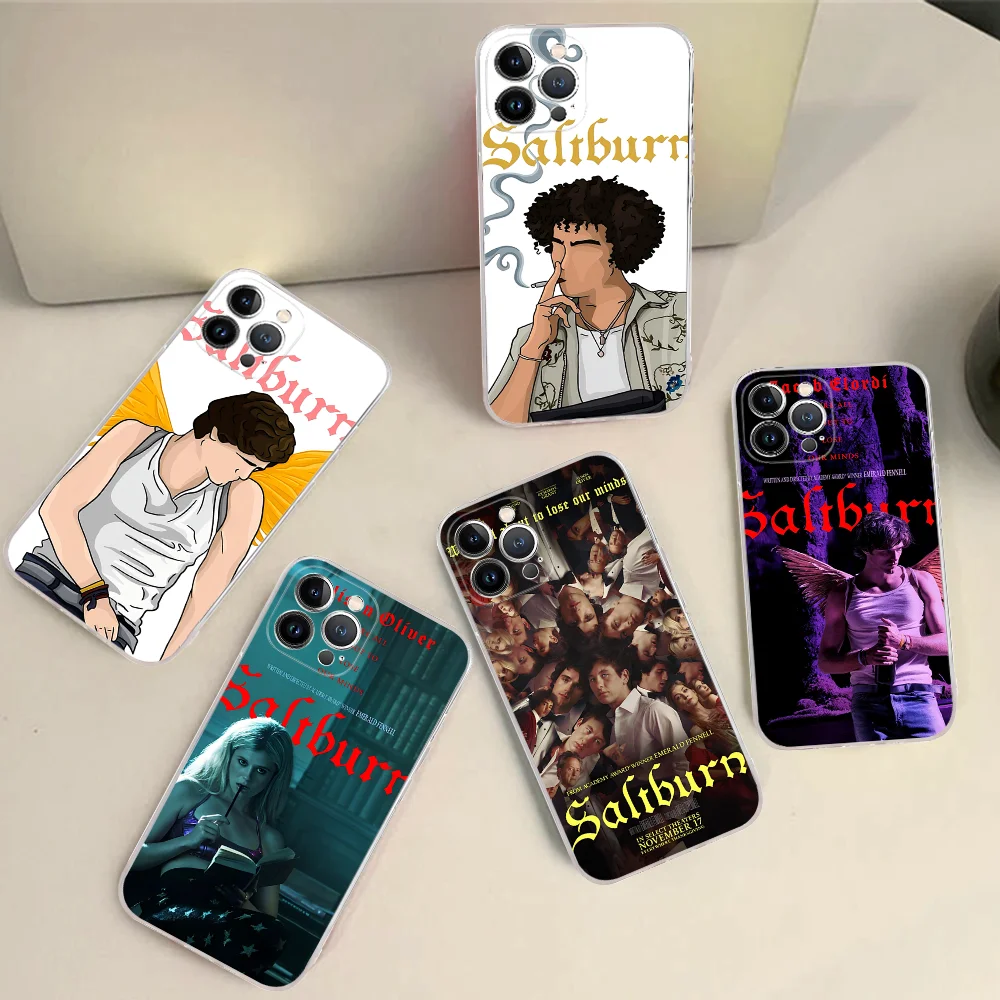 S-Saltburn Phone Case For IPhone 16 15 8 7 6 6S Plus X SE XR XS 14 11 ...