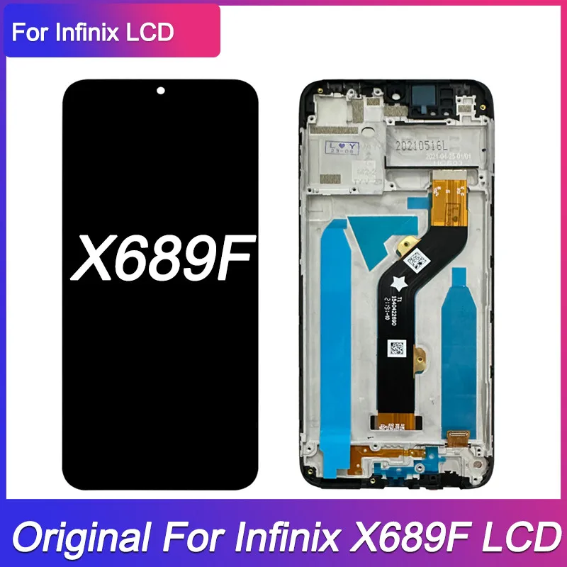 Оригинальный дисплей для Infinix Hot 11, ЖК-дисплей X689F, ЖК-дисплей с ...