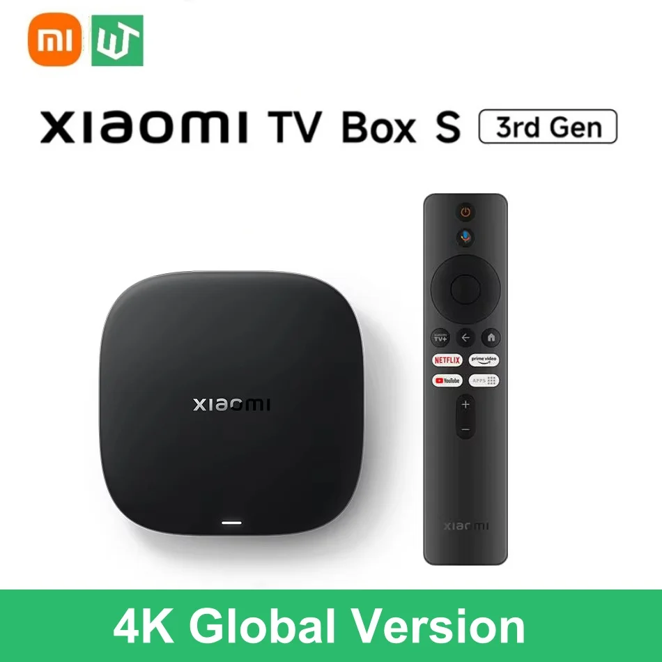 Xiaomi Mi TV Box S 3-го поколения 32 ГБ черный | AliExpress