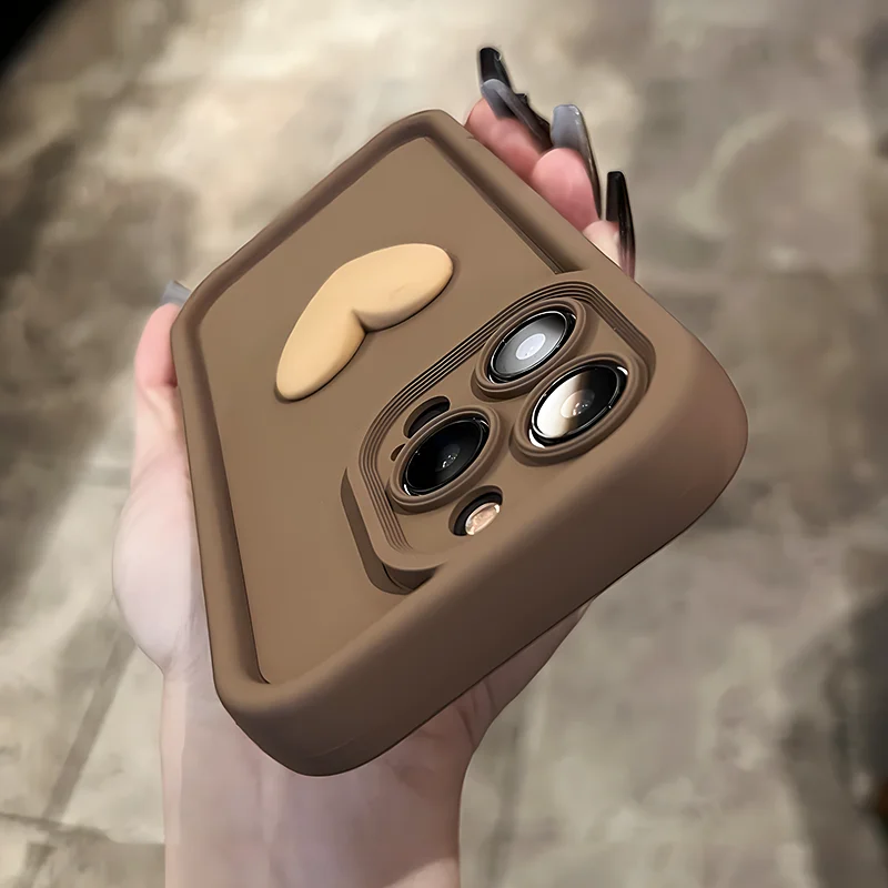 Чехол для телефона с любовным сердцем чехол на айфон для iPhone 15 14 ...