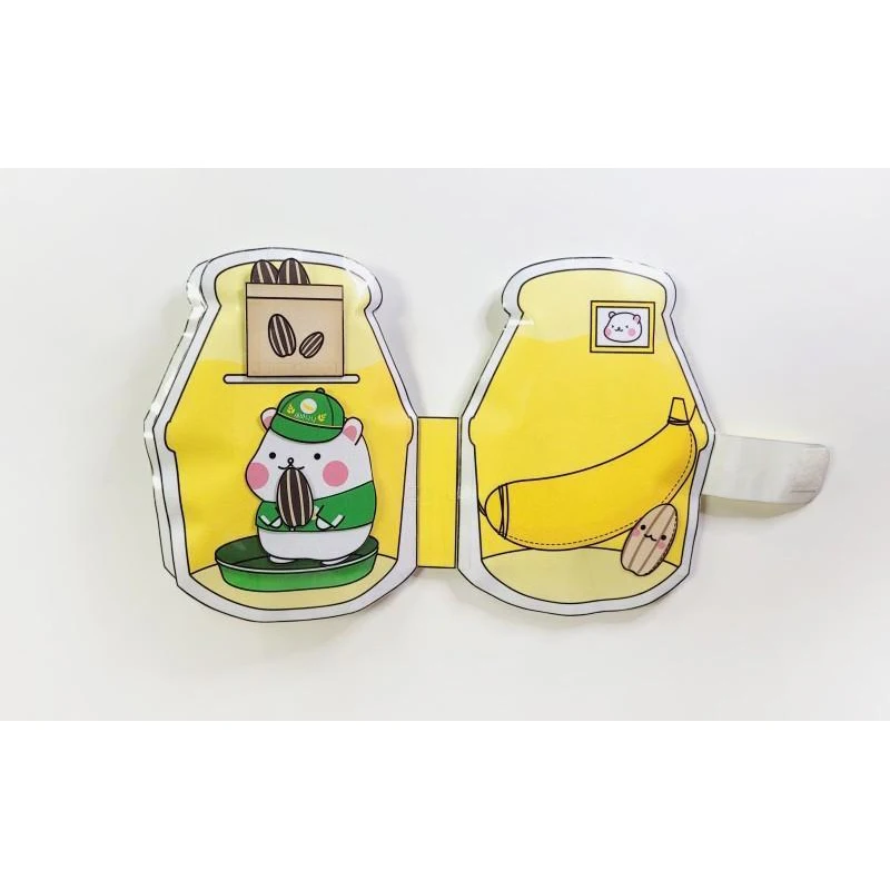 Banana milk Squishy book /Hamster Banana Milk DIY Squishy Book ...