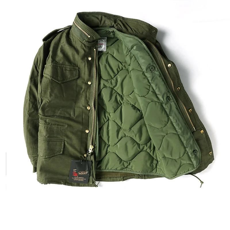 Красная военная ветровка M65 из хлопка | AliExpress